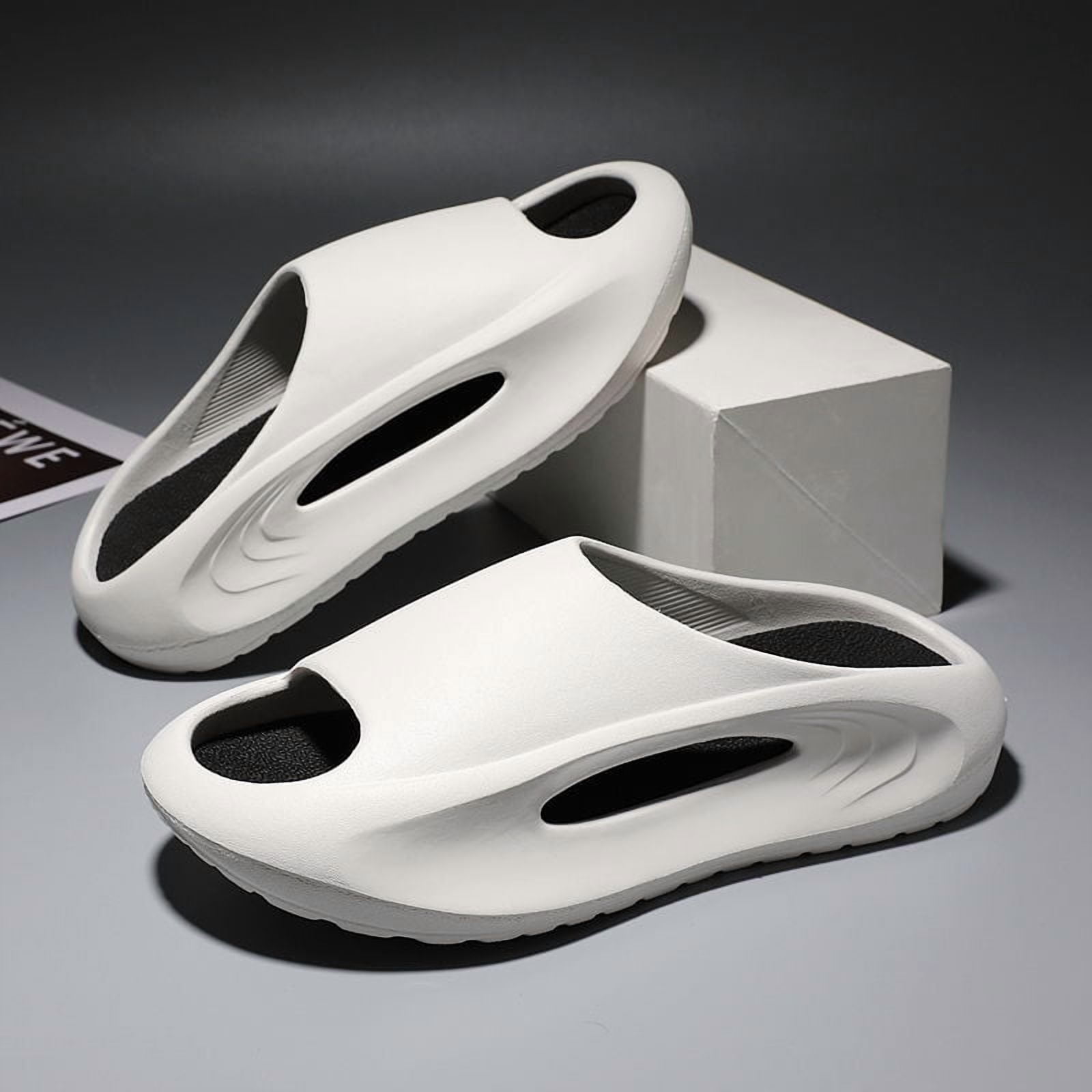 Cloud Slides For Women And Men Pillow Slippers Bathroom Sandals Non ...