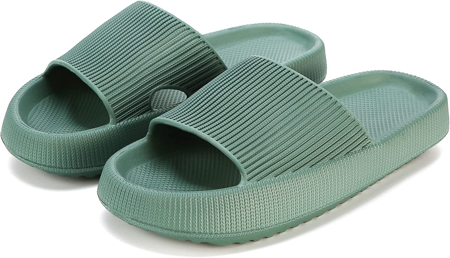 Cloud Slippers for Women and Men, Massage Shower Bathroom Non-Slip ...