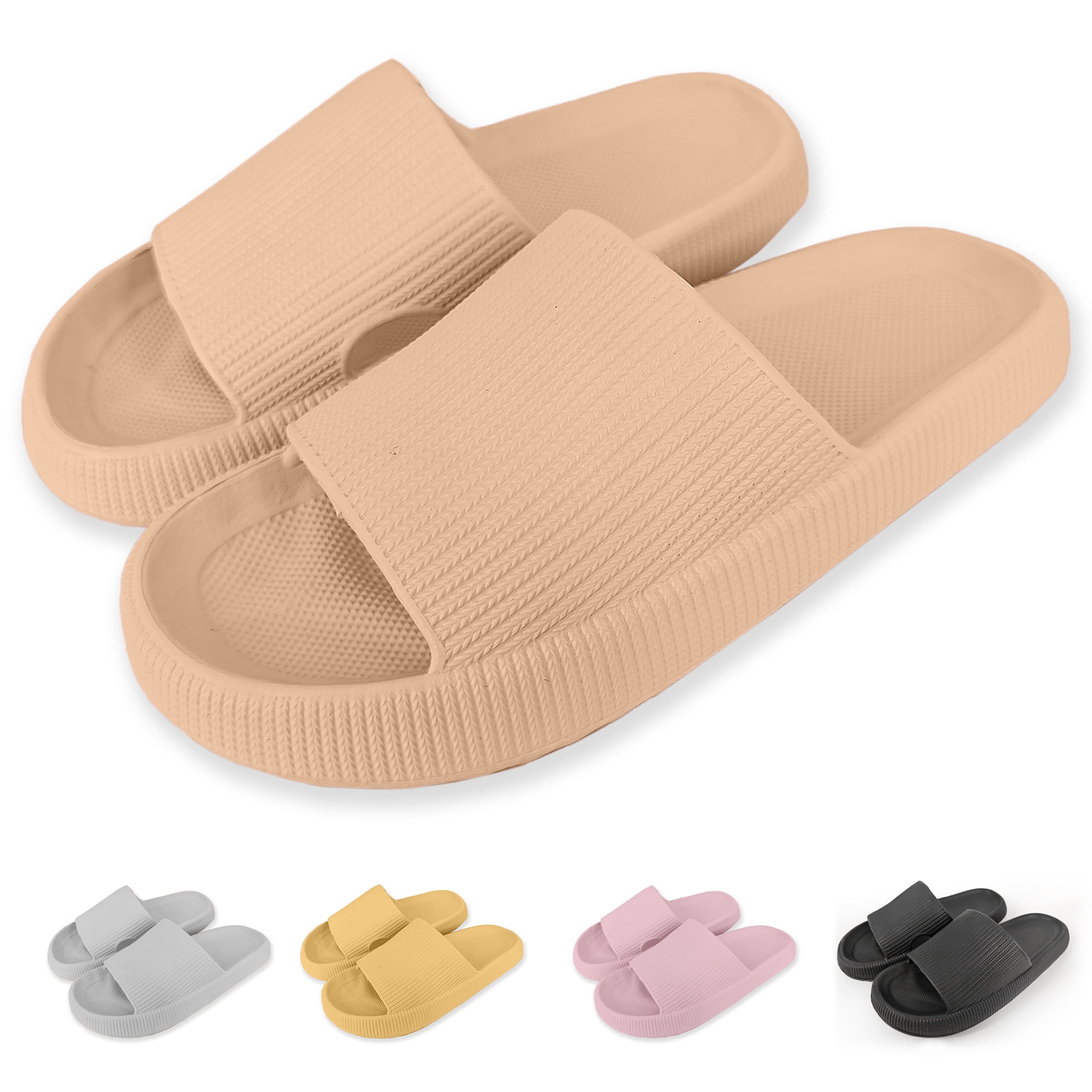 Cloud Slide Sandal for Women and Men, Pillow Slippers Thicken Sole ...