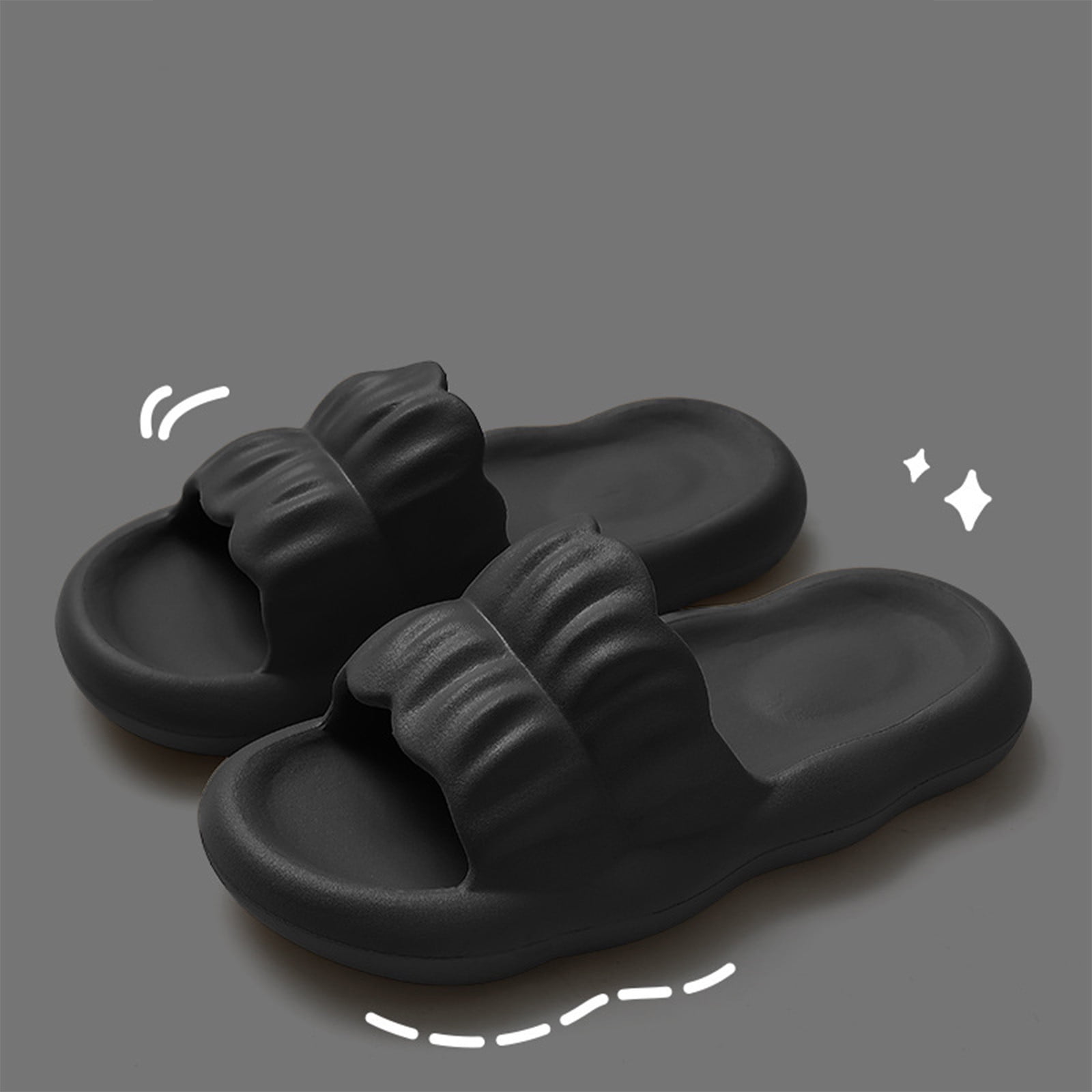 Cloud Slippers Women Sliders Shower Gym Beach & Pool Shoes Open Toe ...