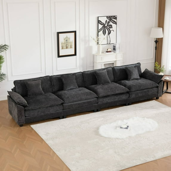 Cloud Sofa Single Seat (Ottoman is not included), Modern Sectional ...