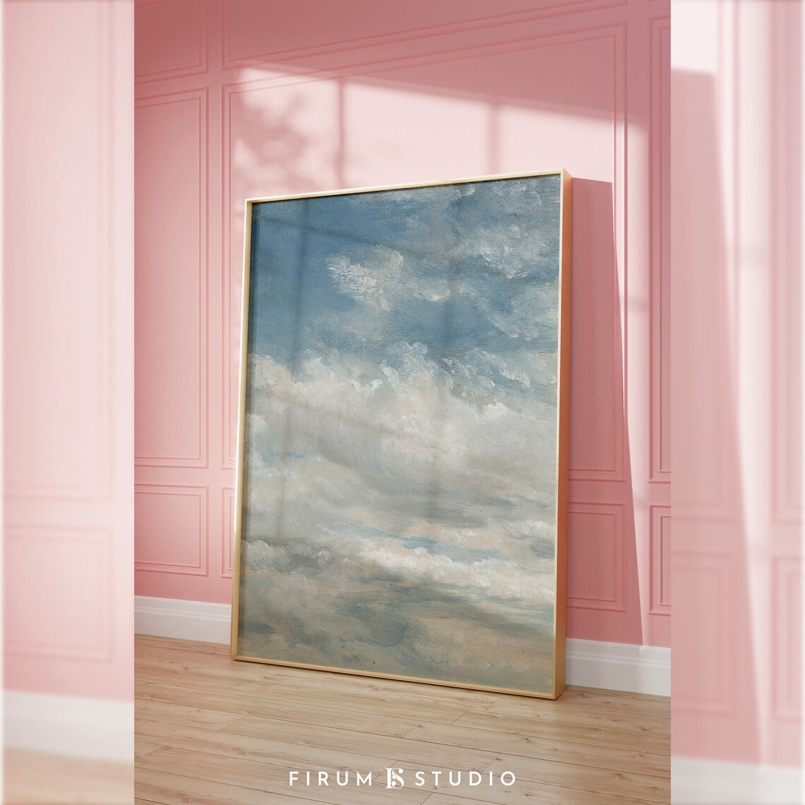 Cloud Study Art, Muted Vintage Art, Able Art, Pastel Vintage Decor ...