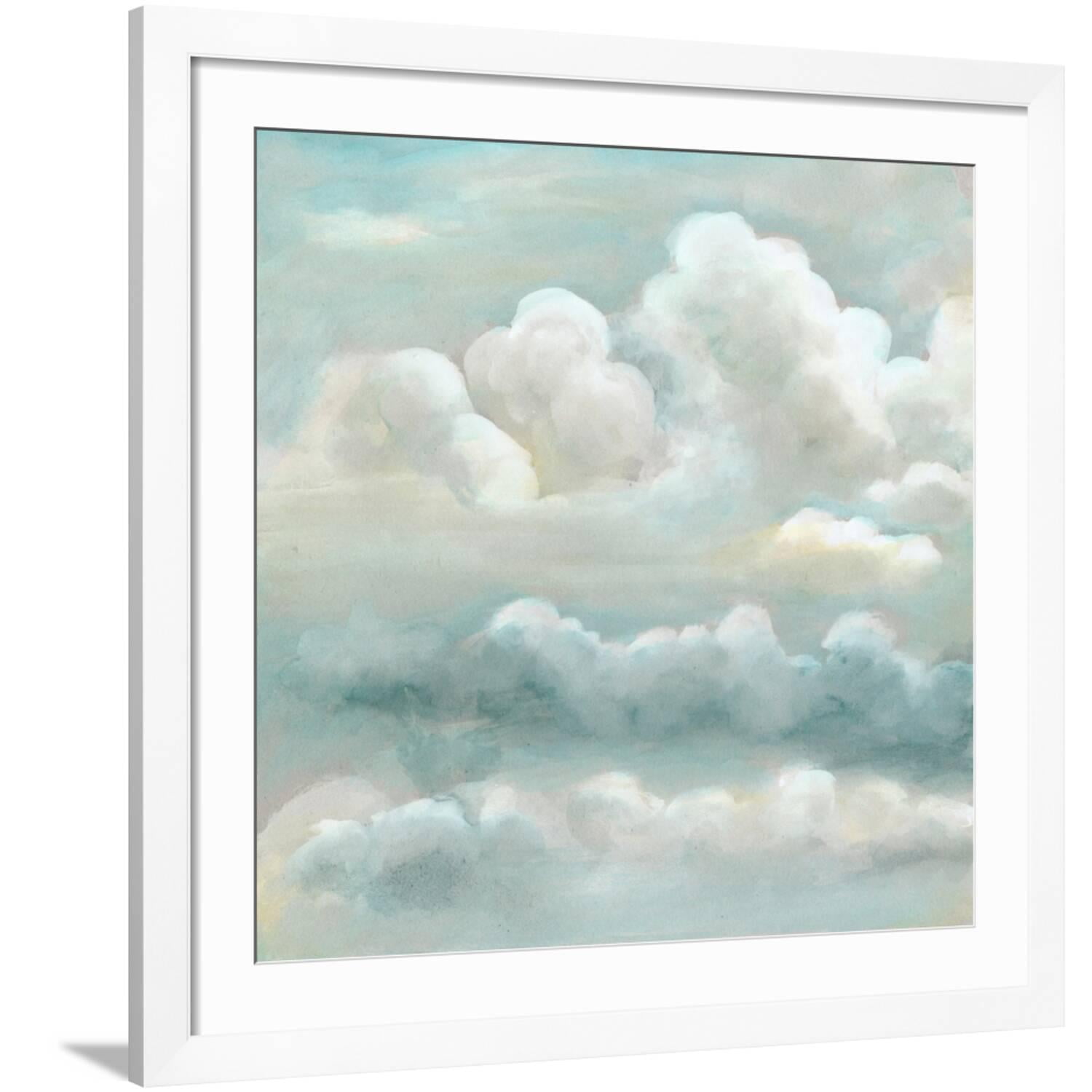 Art.com Cloud Study II Art Print by Naomi McCavitt, White Frame Wall Art, 38" x 38" - Walmart.com