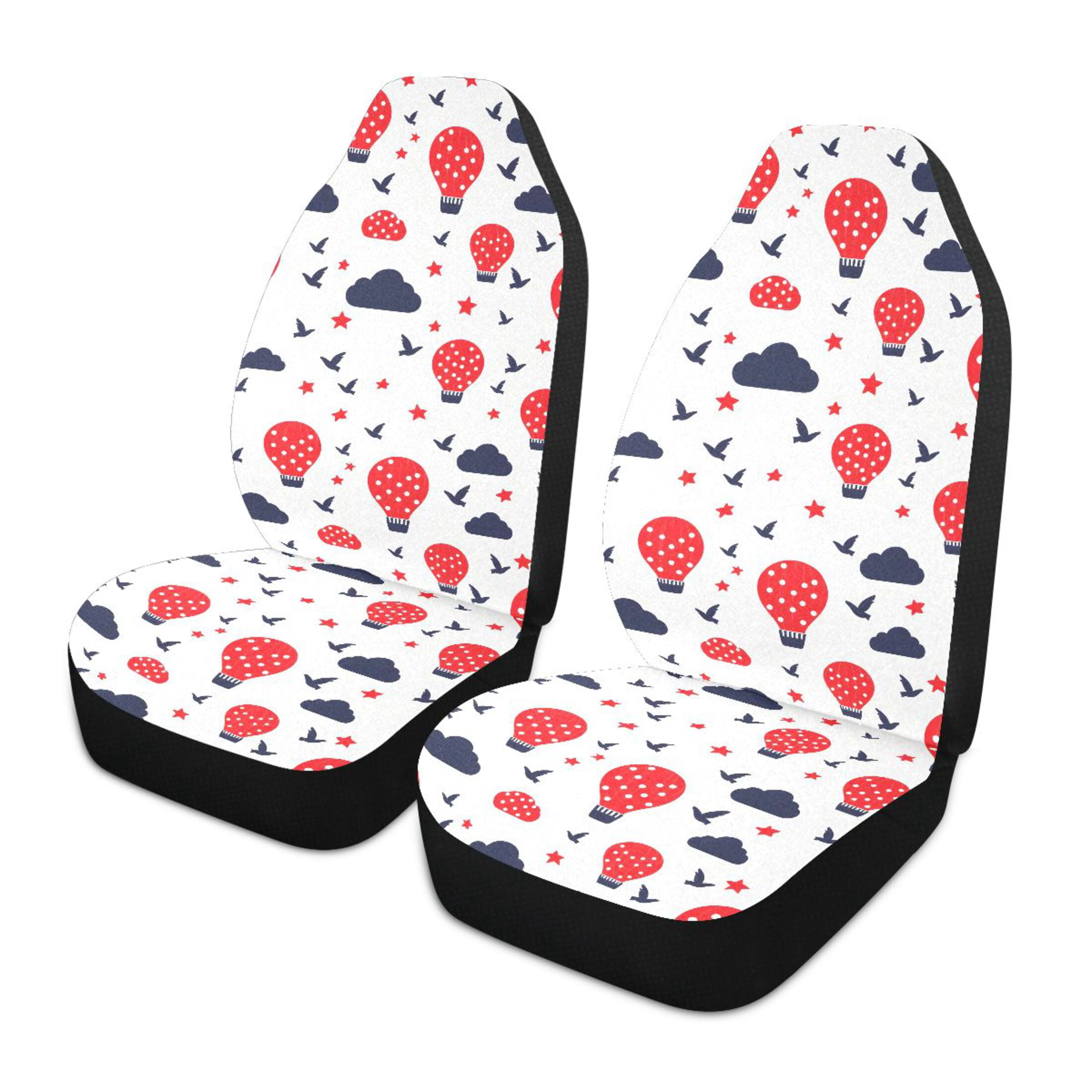 Cloud Tile Hot Air Balloon Pattern Car Seat Covers Front Seats ...