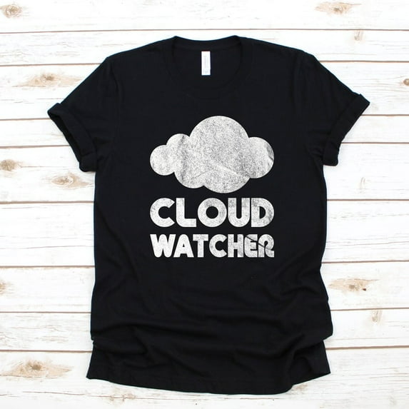 Cloud Watcher Storm Chaser Weather Meteorology Funny Graphic T Shirt ...