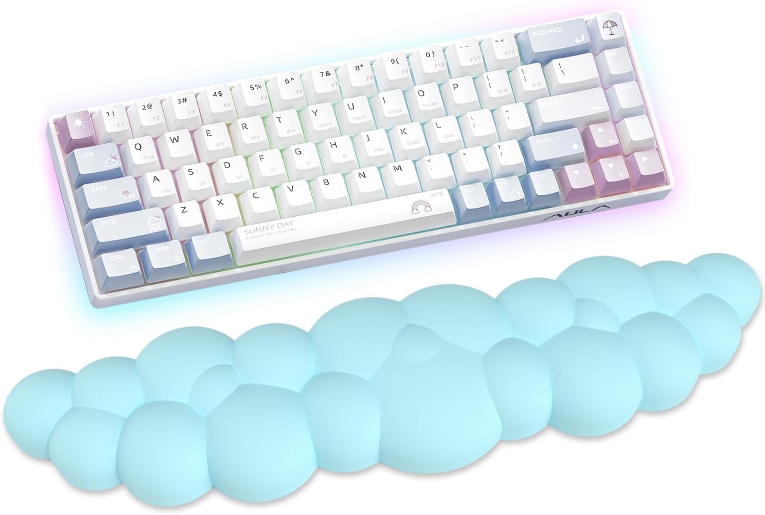 Cloud Wrist Rest for Computer Keyboard Arm Wrist Rest with Non-Slip ...