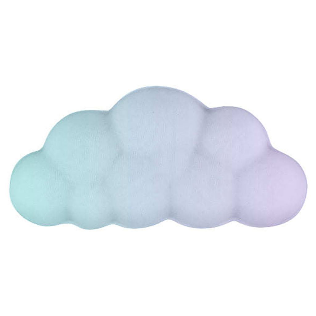 Cloud Wrist Rest Mouse Pad: Non-Slip Base, Rainbow GradientDesign ...