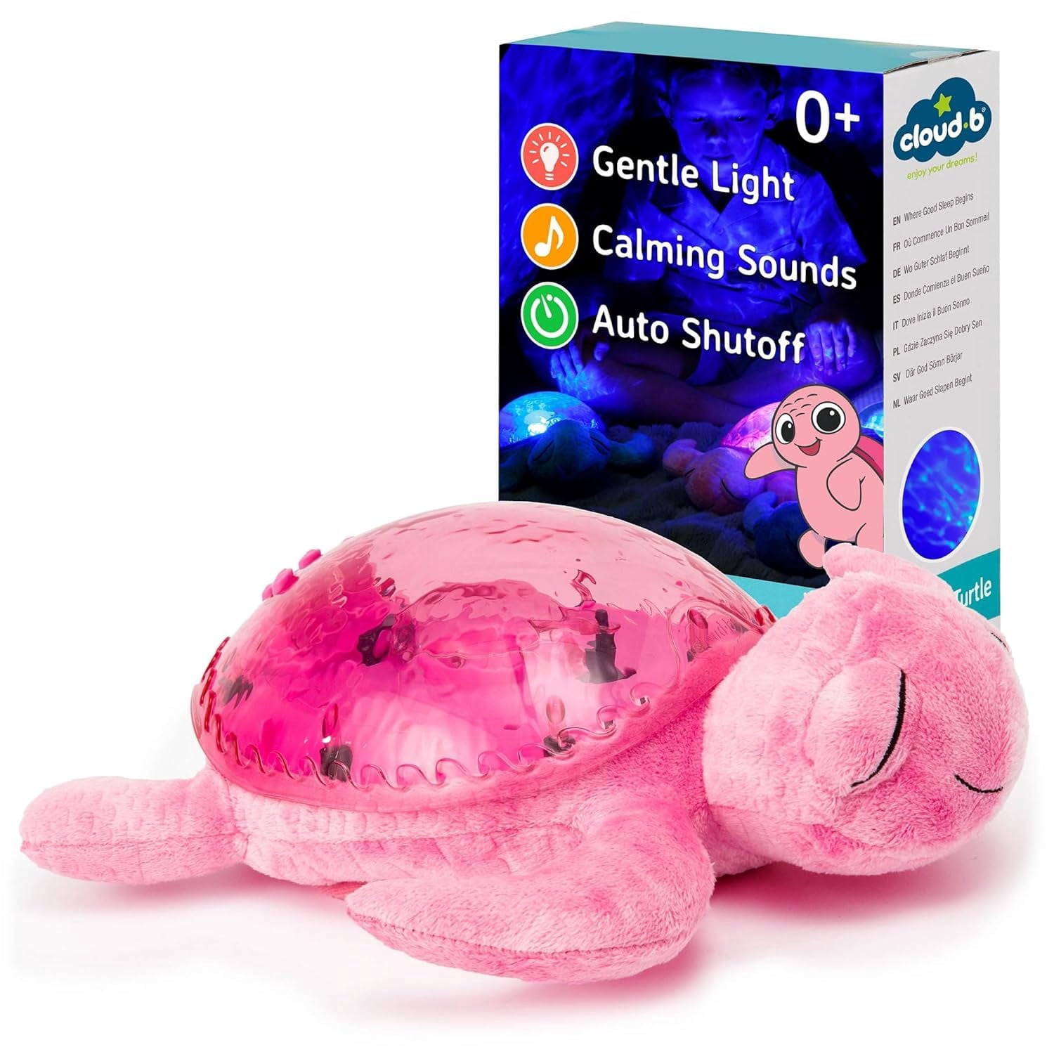 Cloud b Ocean Projector Nightlight with White Noise Soothing Sounds ...