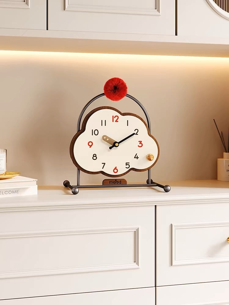 Cloud creative desktop clock entry door installation seat clock piece ...