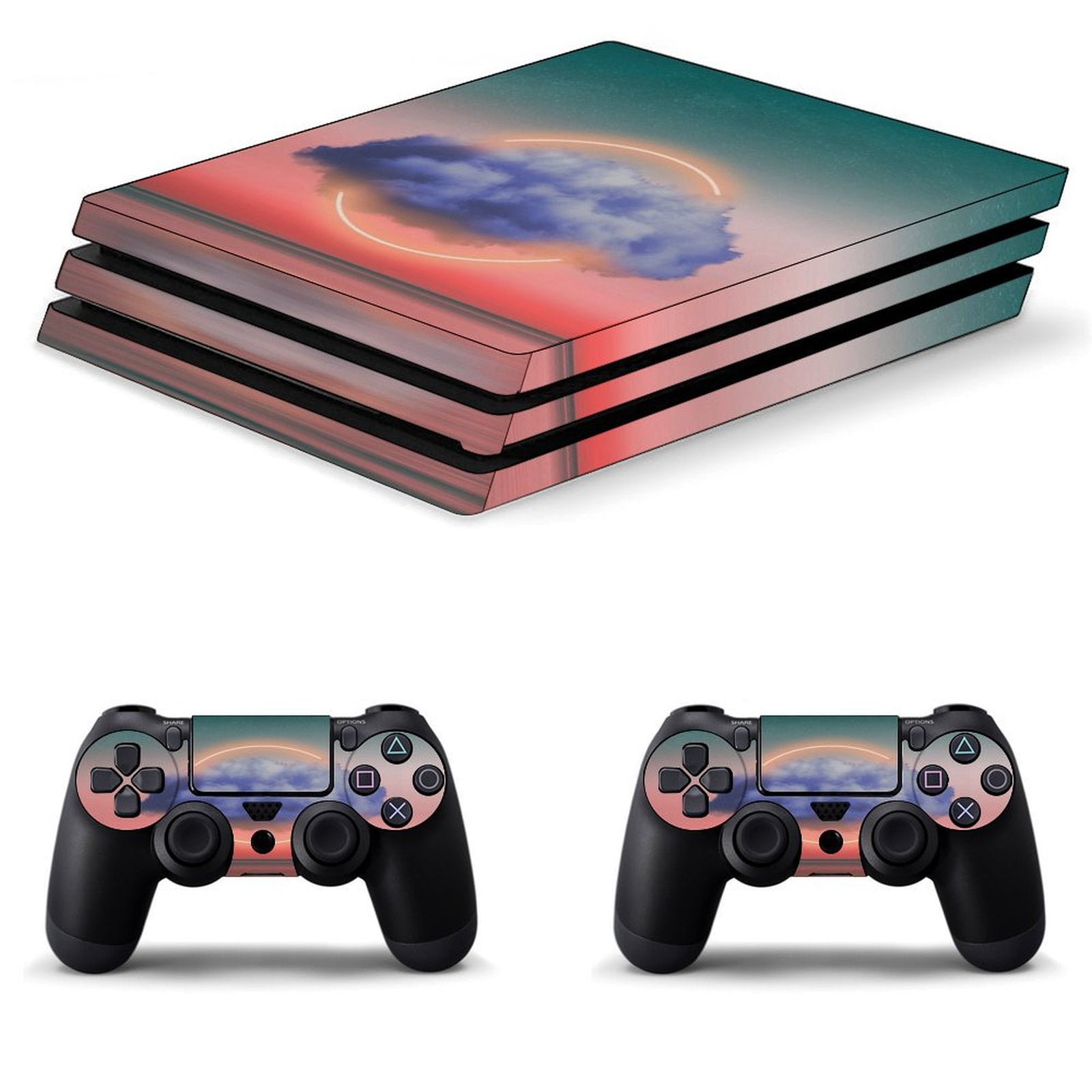 Cloud &sea PS4/PS4 Pro/PS4 Slim Skin Sticker For Console And Controller ...