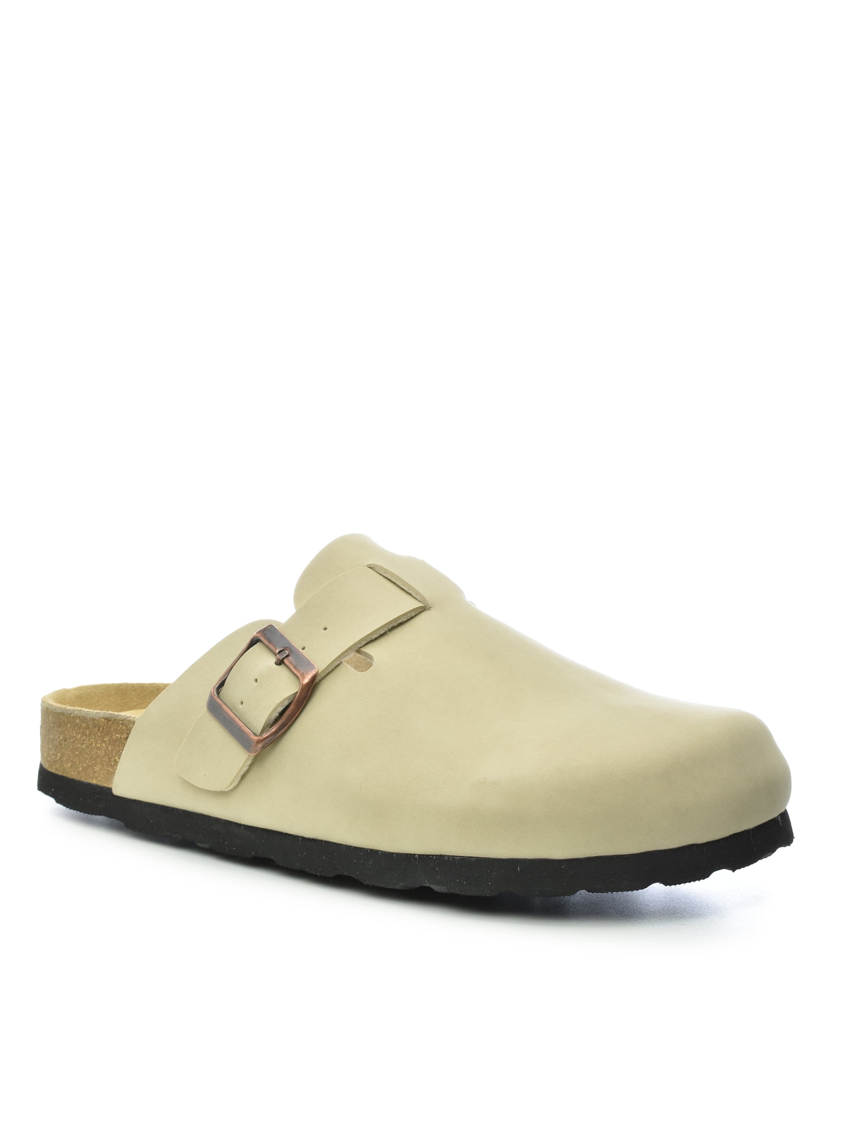 CLOUDAIR Ladies' Farah Slip-On Clog Sandals, Contoured Comfort Footbed ...