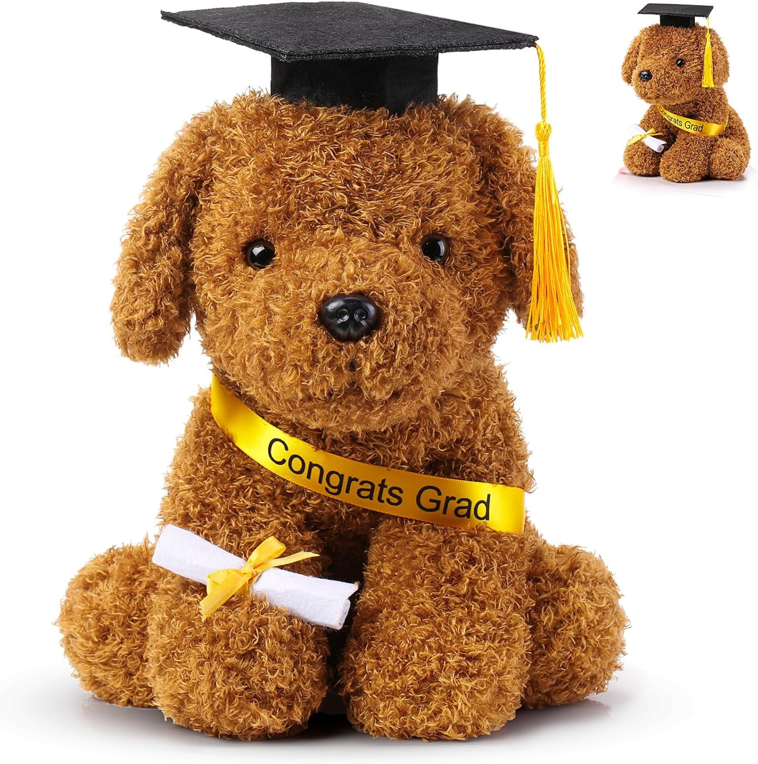 CloudHug 10 Inch Graduation Season Dog Preschool Plush Stuffed Animal ...