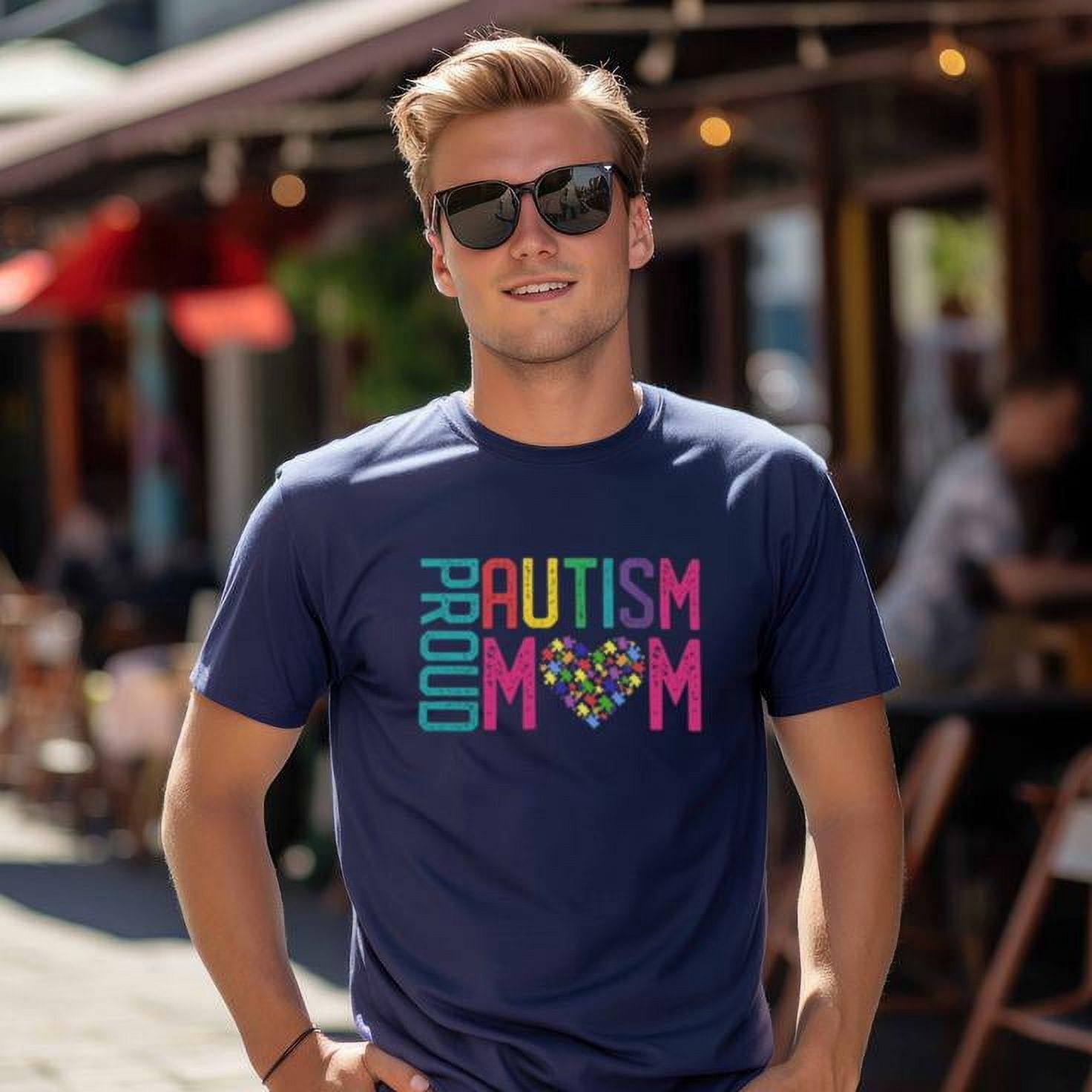 CloudLuxe Proud Autism Mom Support Awareness T-Shirt, Sweatshirt ...