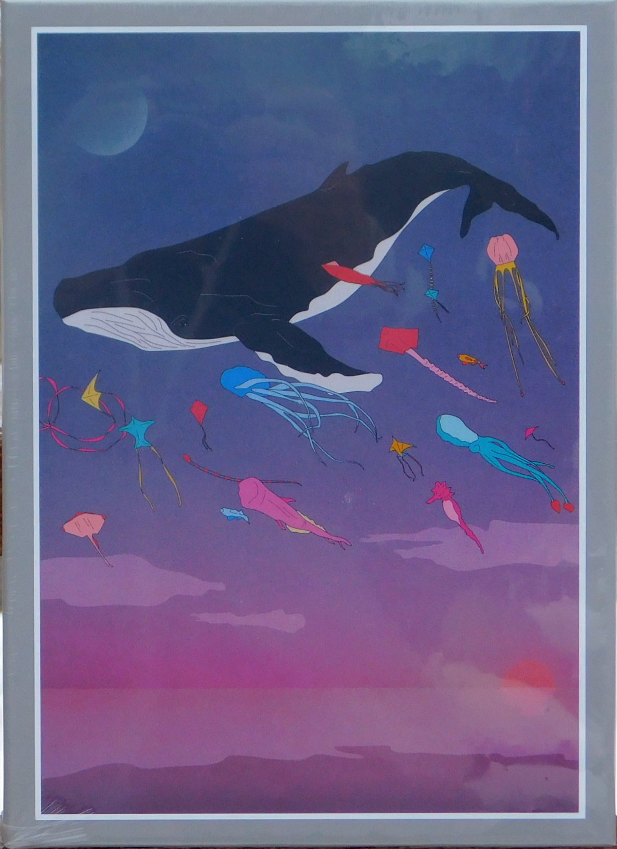 Cloudberries Whale 500 pc Jigsaw Puzzle Jellyfish Starfish Seahorse ...