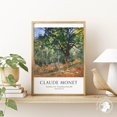 Cloude Monet Poster The Bodmer Oak Fontainebleau Forest Mid Century ...