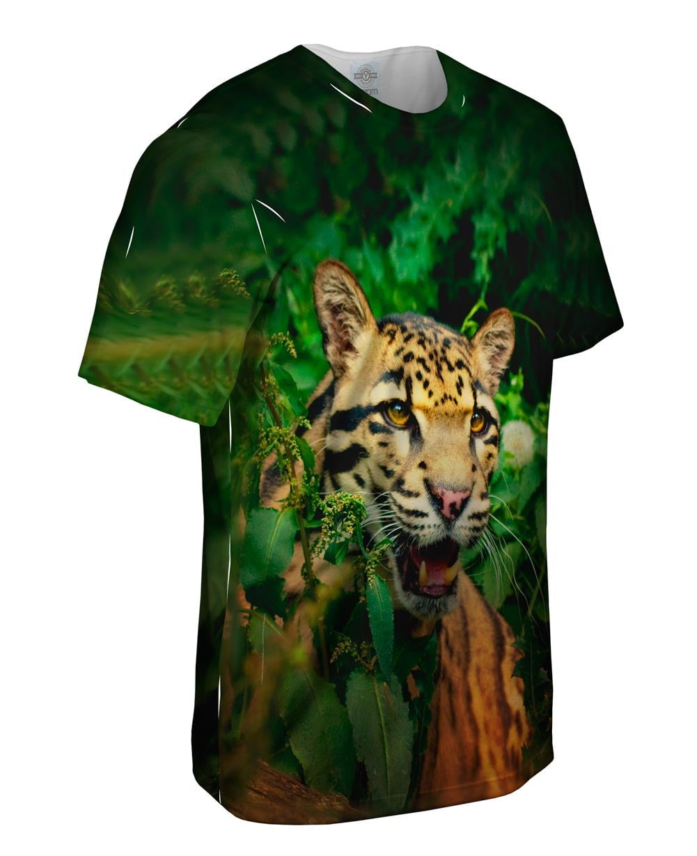 Clouded Leopard Jungle Mens T-Shirt All Over Print - Walmart.com