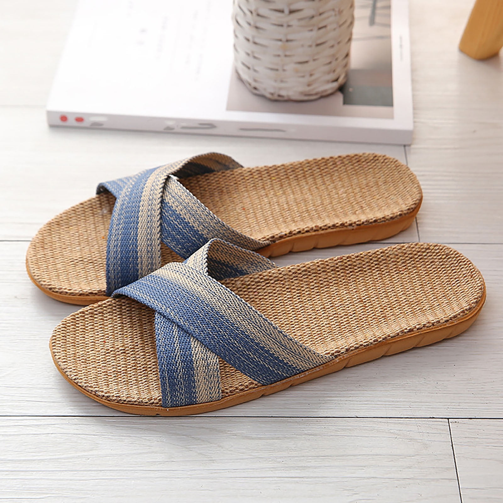 Cloudies Guys Flip Flops Navy Shower Beach Anti Slip Indoor Couple