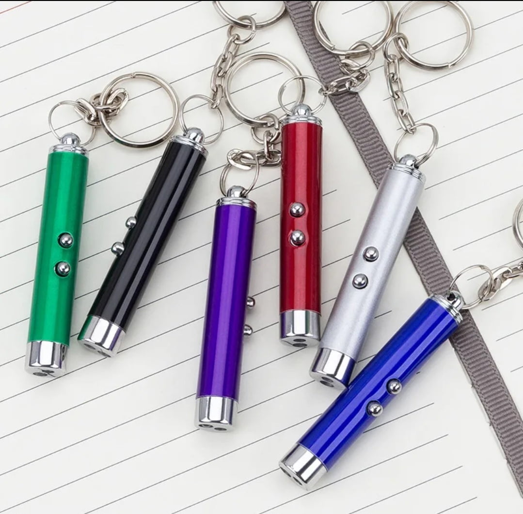 Cloudland Laser Pointer & Mini Flashlight 2-Piece Cat Toy (2 Pack) with ...