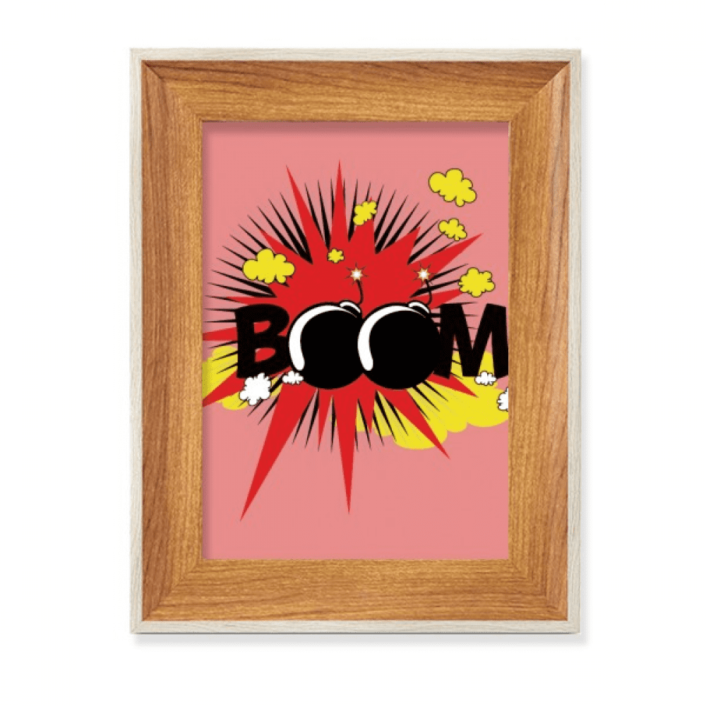 Clouds Boom Spark Desktop Wooden Photo Frame Display Picture Art ...