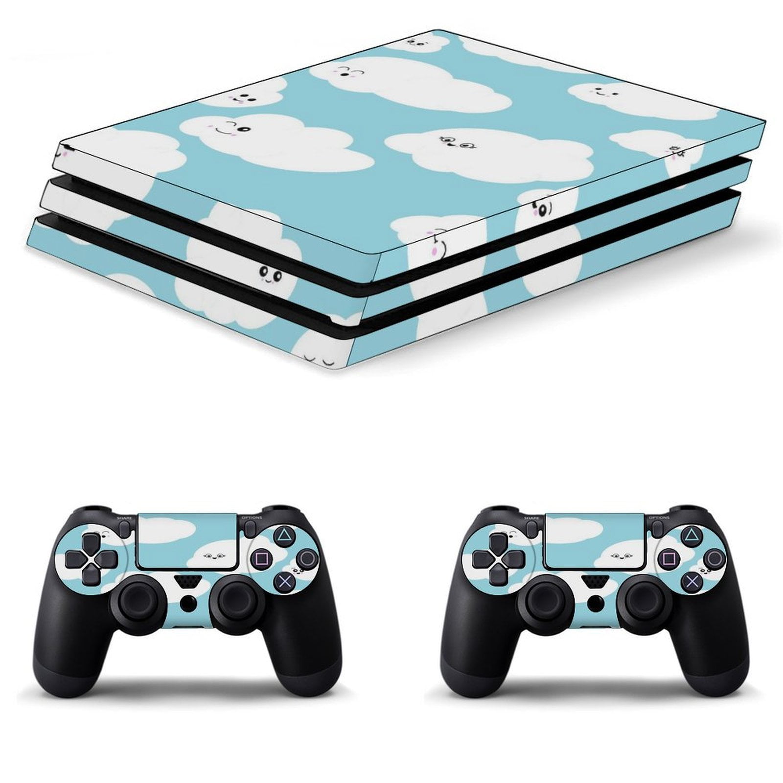 Clouds PS4/PS4 Pro/PS4 Slim Skin Sticker For Console And Controller ...