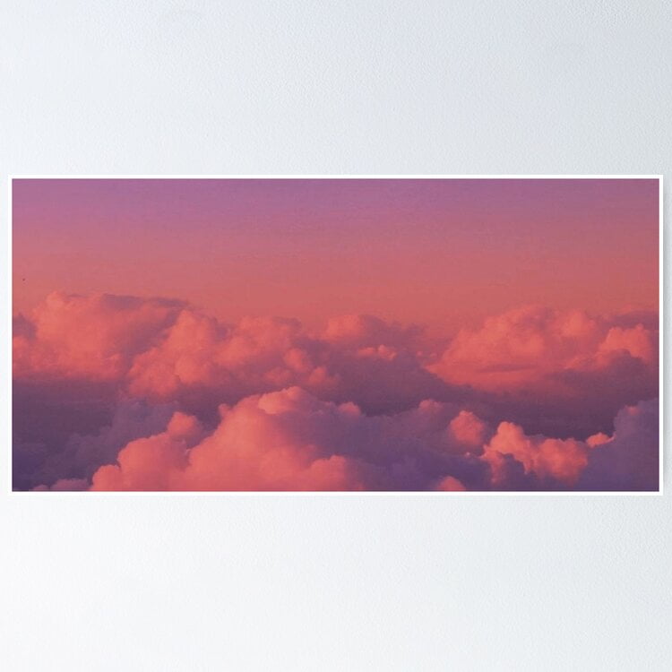 Clouds Poster- Unframed Poster | Wall Art | Perfect For Home Decor ...