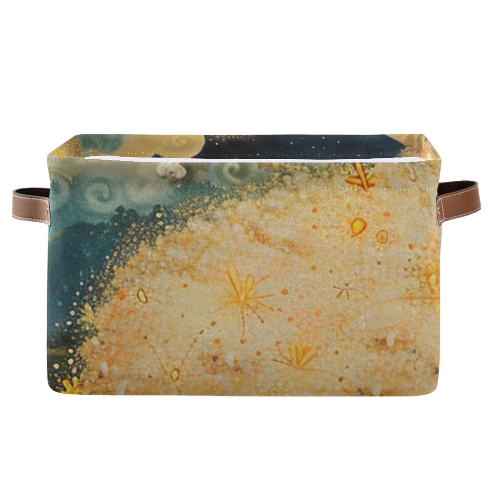 Clouds Stars Sheep Moonlight Storage Bins Baskets With Handles Storage ...