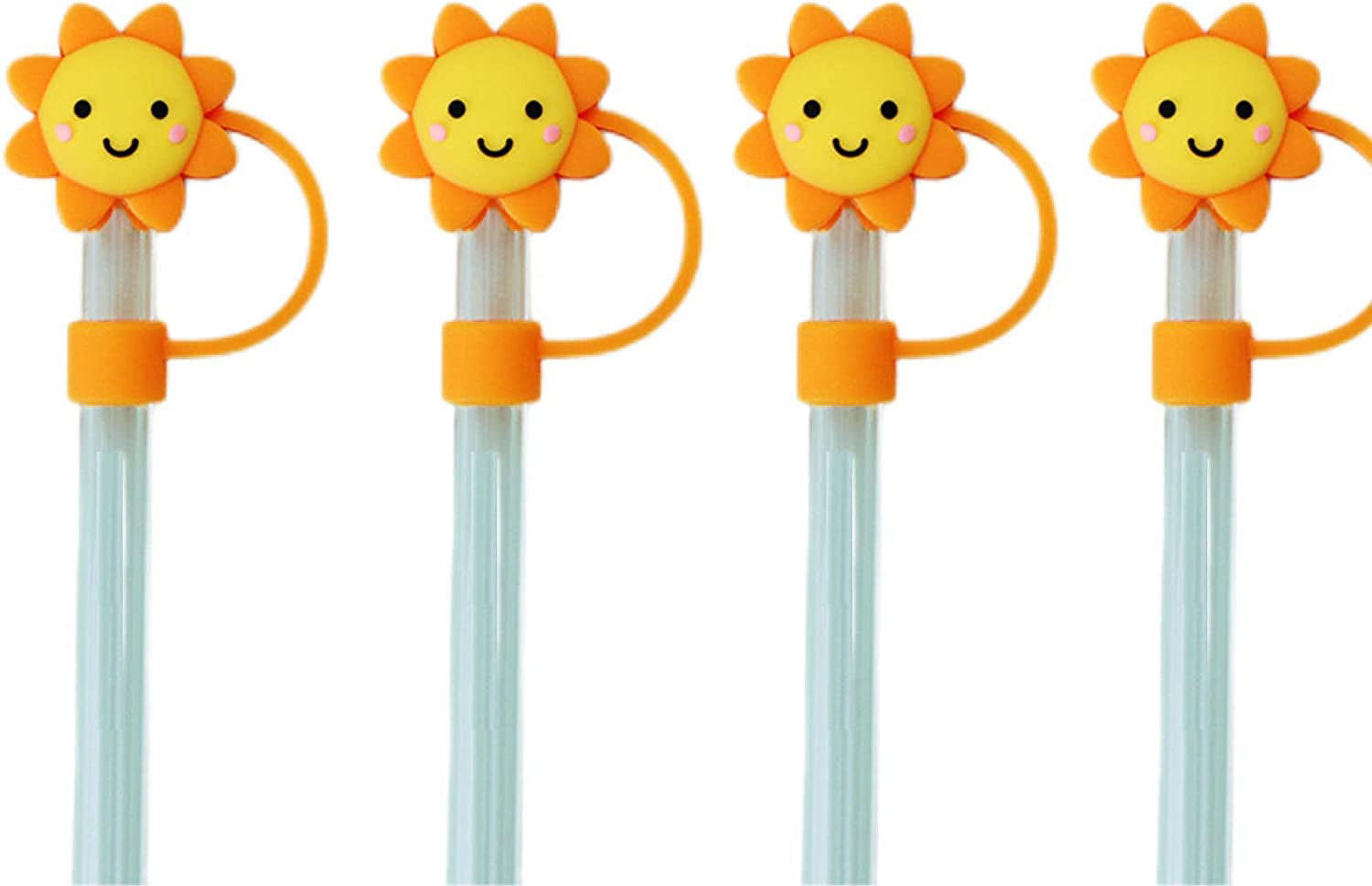 Clouds Straw Cover, 4 Pack Cloud Straw Lids, Reusable Cloud Straw Cover ...