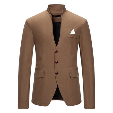 YAOLAN Men's Houndstooth Slim Fit Suit, Casual Dress Wear, Party Blazer ...