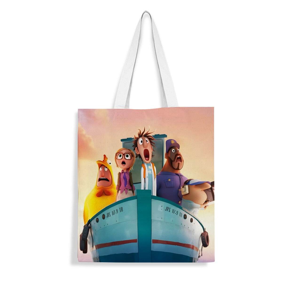 Cloudy with a Chance of Meatballs canvas Tote Bag Handbag: Cute and ...