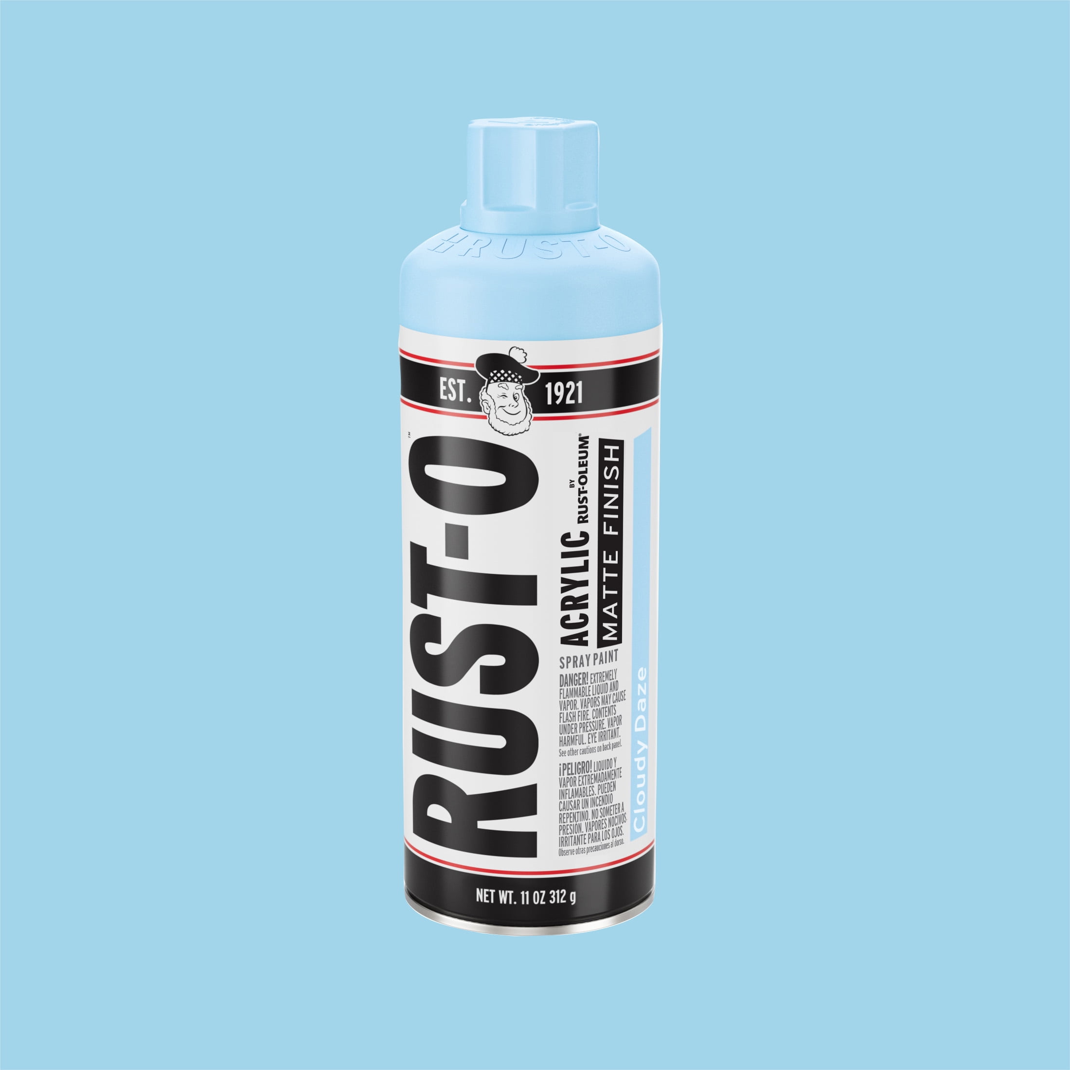 Cloudy Daze, Rust-Oleum Rust-O Acrylic Matte Spray Paint-392199, 11 oz ...