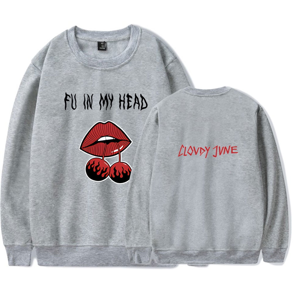 Cloudy June FU In My Head Crewneck Sweatshirt Merch Casual Sweatshirt ...