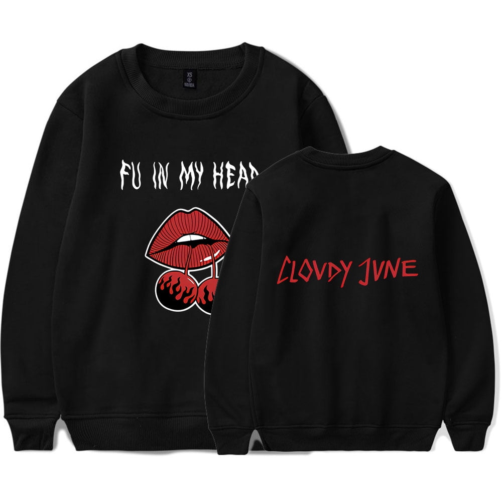 Cloudy June FU In My Head Crewneck Sweatshirt Merch Casual Sweatshirt ...