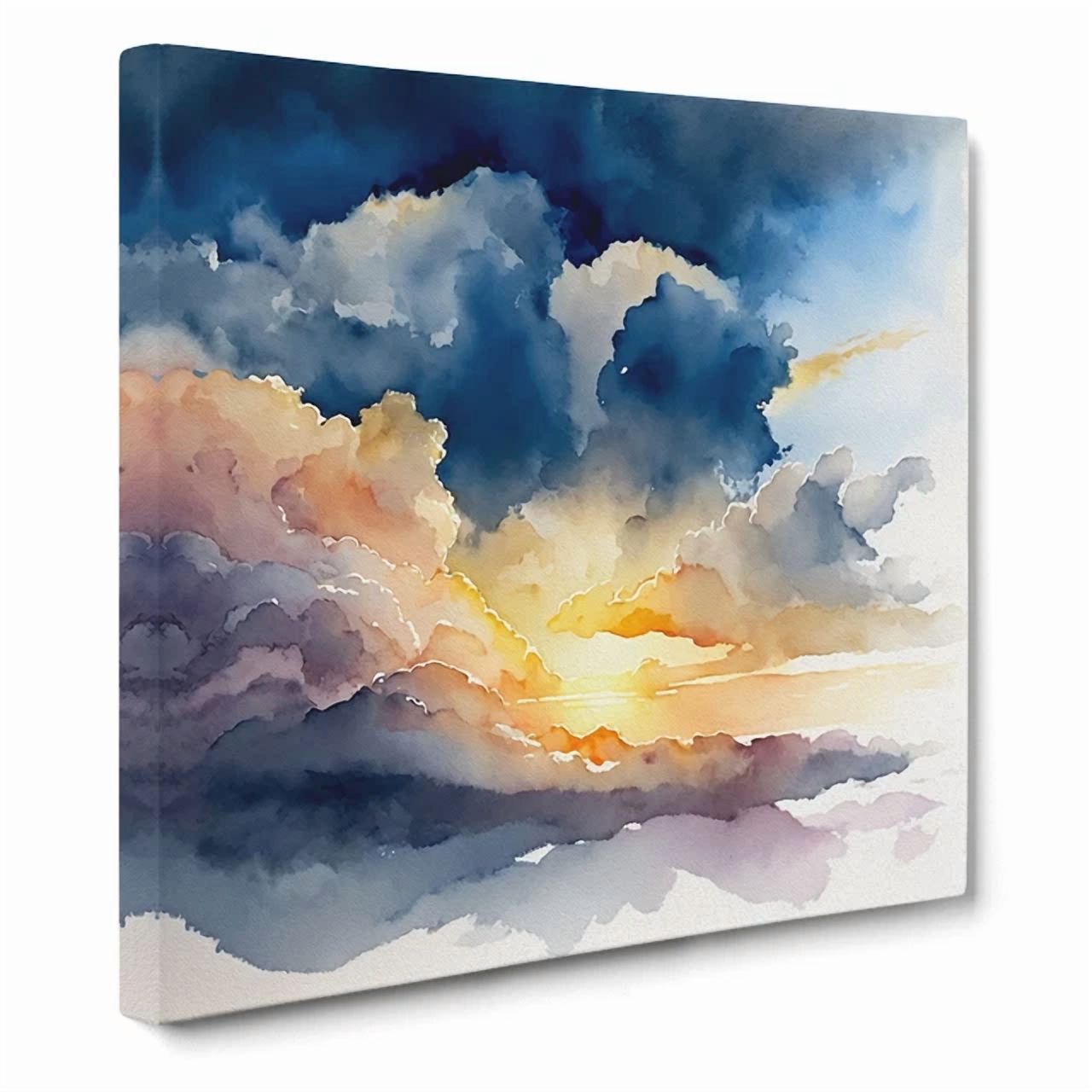 Cloudy Sky No.1 Wall Art Print Living Room Art Home Decor Vintage Gift ...