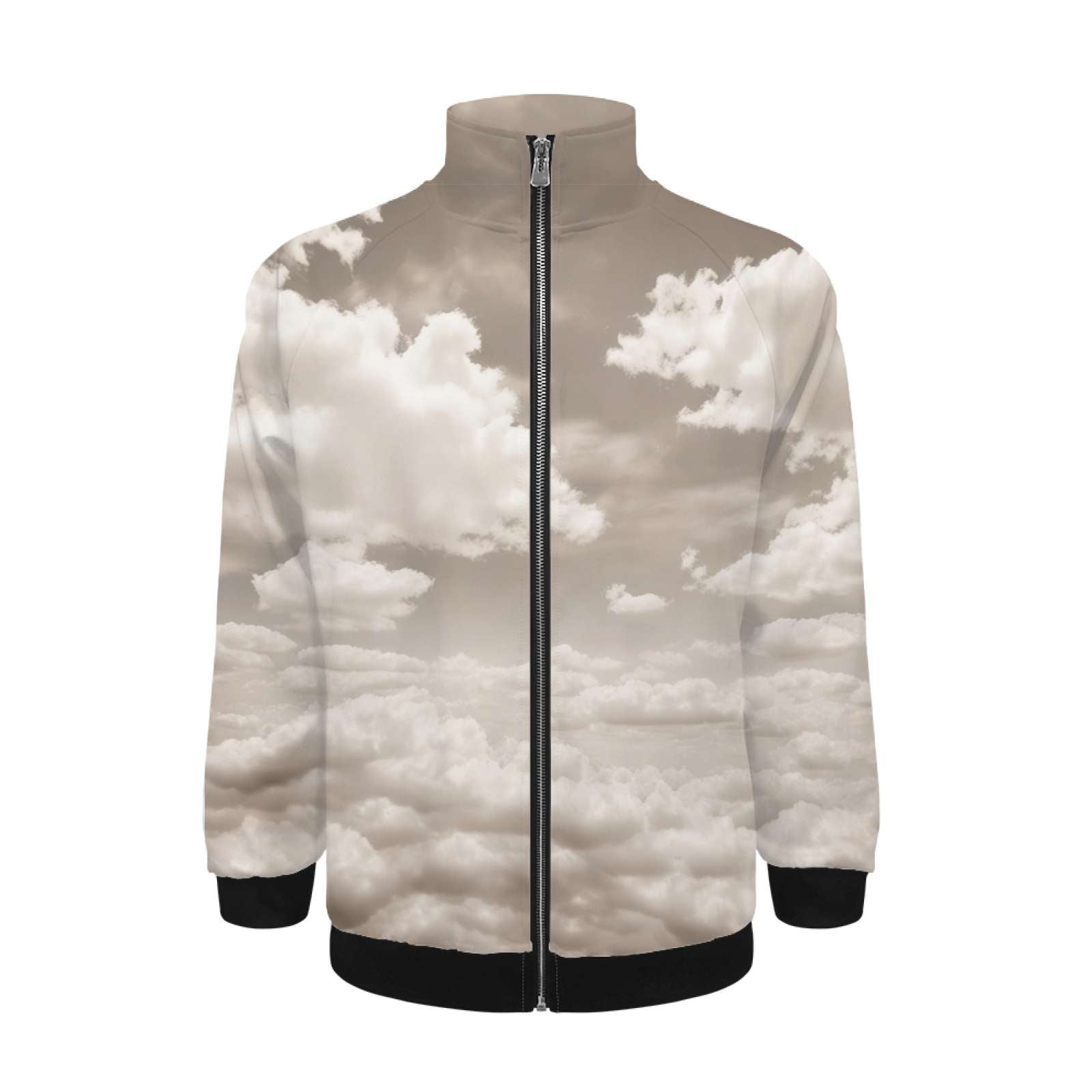 Cloudy Sky Texture Jacket Men's Street Cool Long Sleeves Coat ...