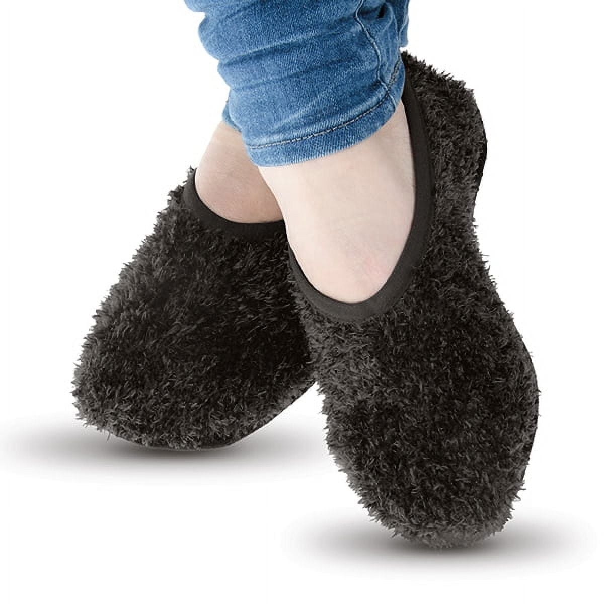 Cloudz Cozy Travel Slippers - Black, Thick Cushioned, Anti-Skid ...