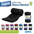 Cloudz Fleece Travel Blanket - Black - Walmart.com