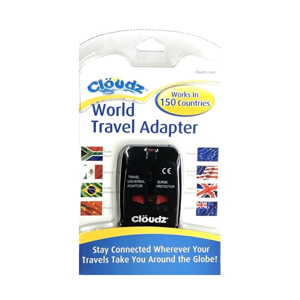Cloudz World Travel Universal Adapter - Multi Plug Adaptor, Works in ...