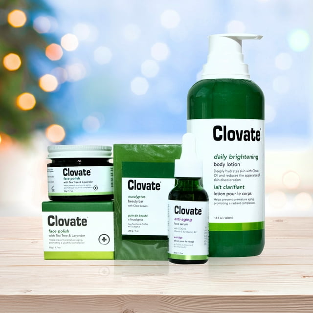 Clovate Holiday Kit for Radiant Skin, All Genders and Skin Types ...