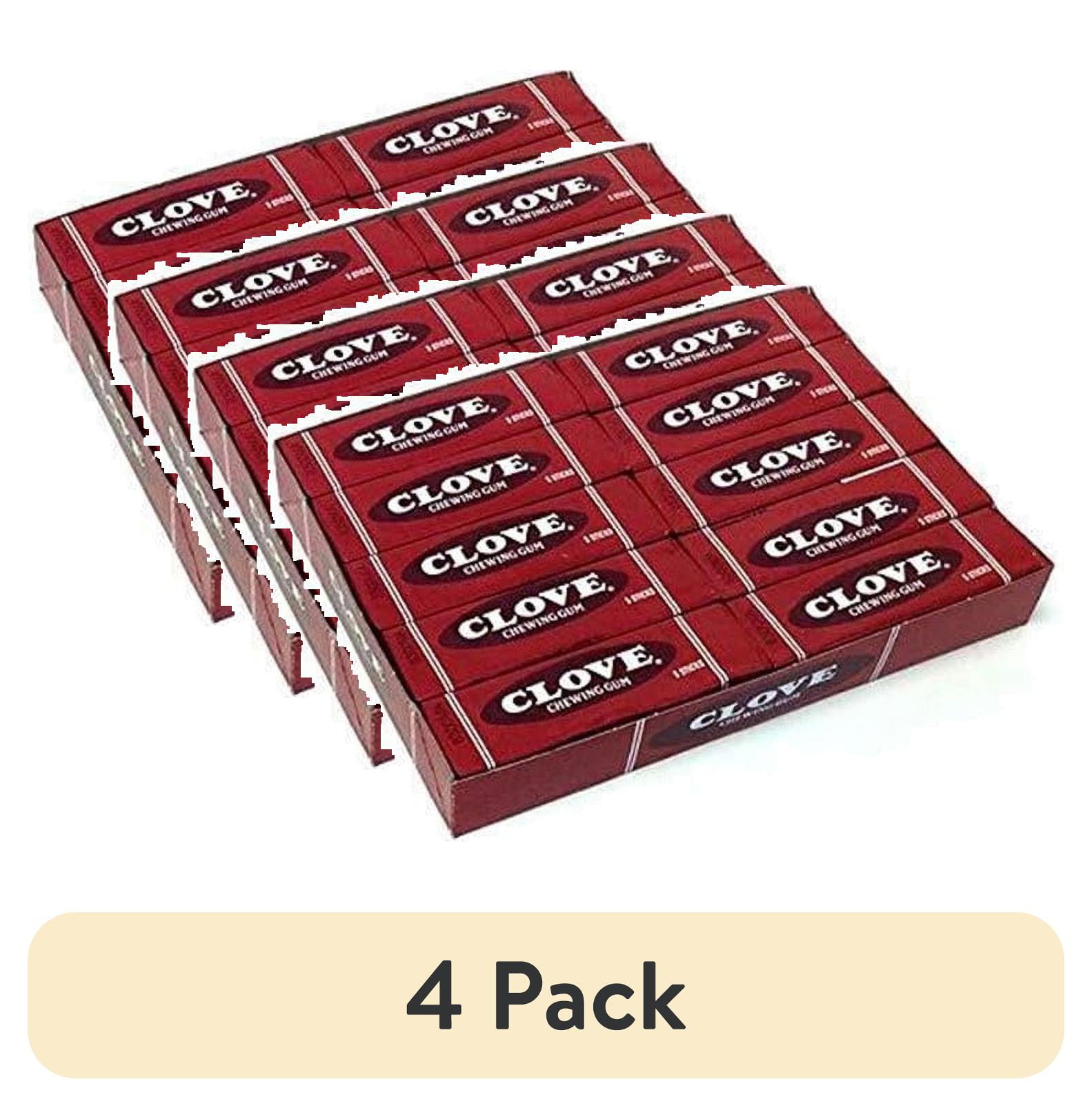 (4 pack) Clove Chewing Gum, 5 Sticks, 20 Count 10.5 oz - Walmart.com