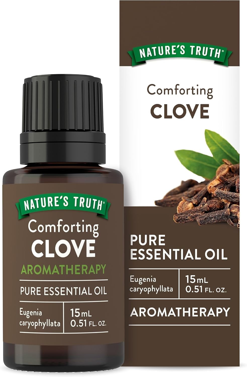 Nature's Truth Clove Essential Oil 15 mL 100% Pure Undiluted ...