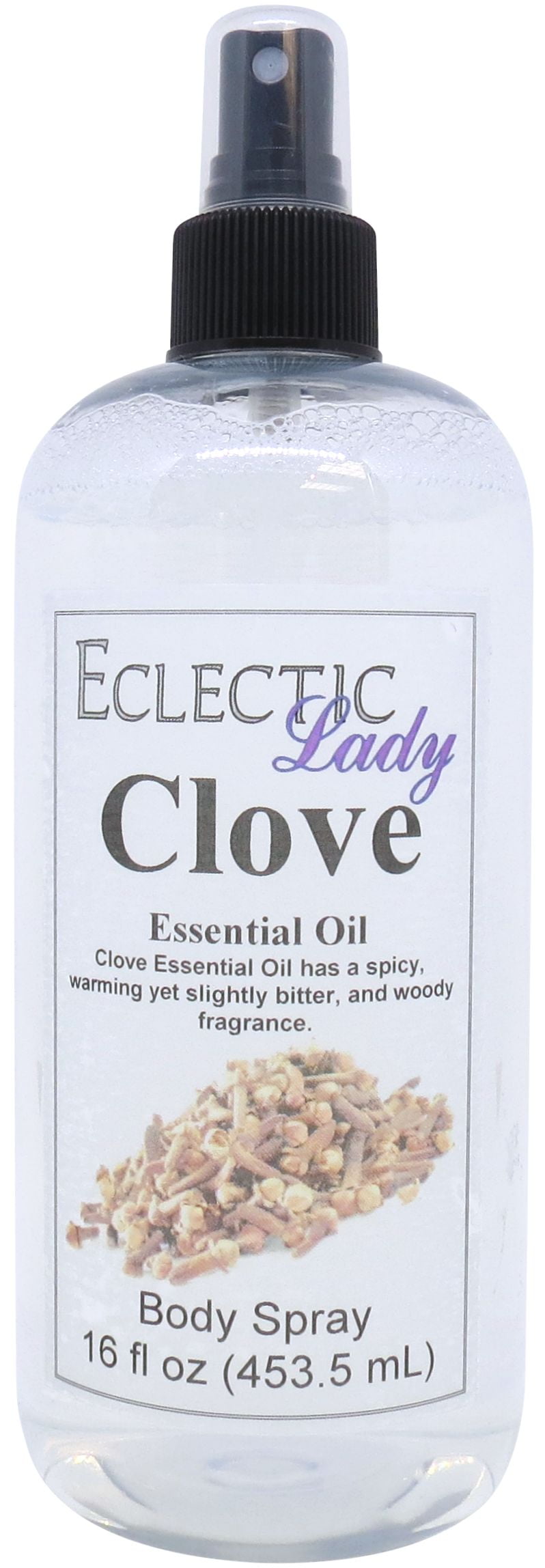 Clove Body Spray, Eclectic Lady, Hydrating Mist, Unisex, 16 oz ...