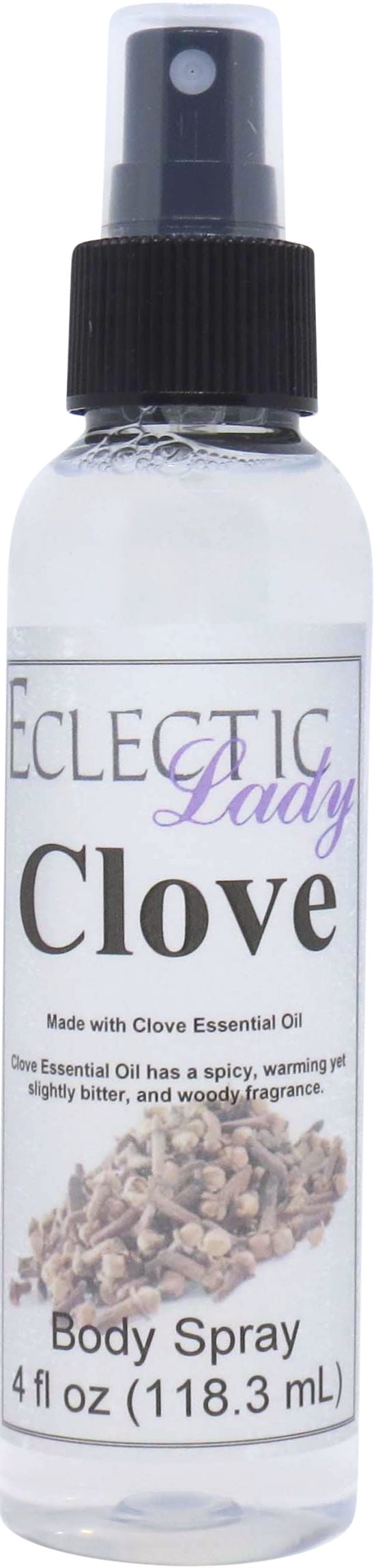 Clove Body Spray, Eclectic Lady, Hydrating Mist, Unisex, 4 oz - Walmart.com