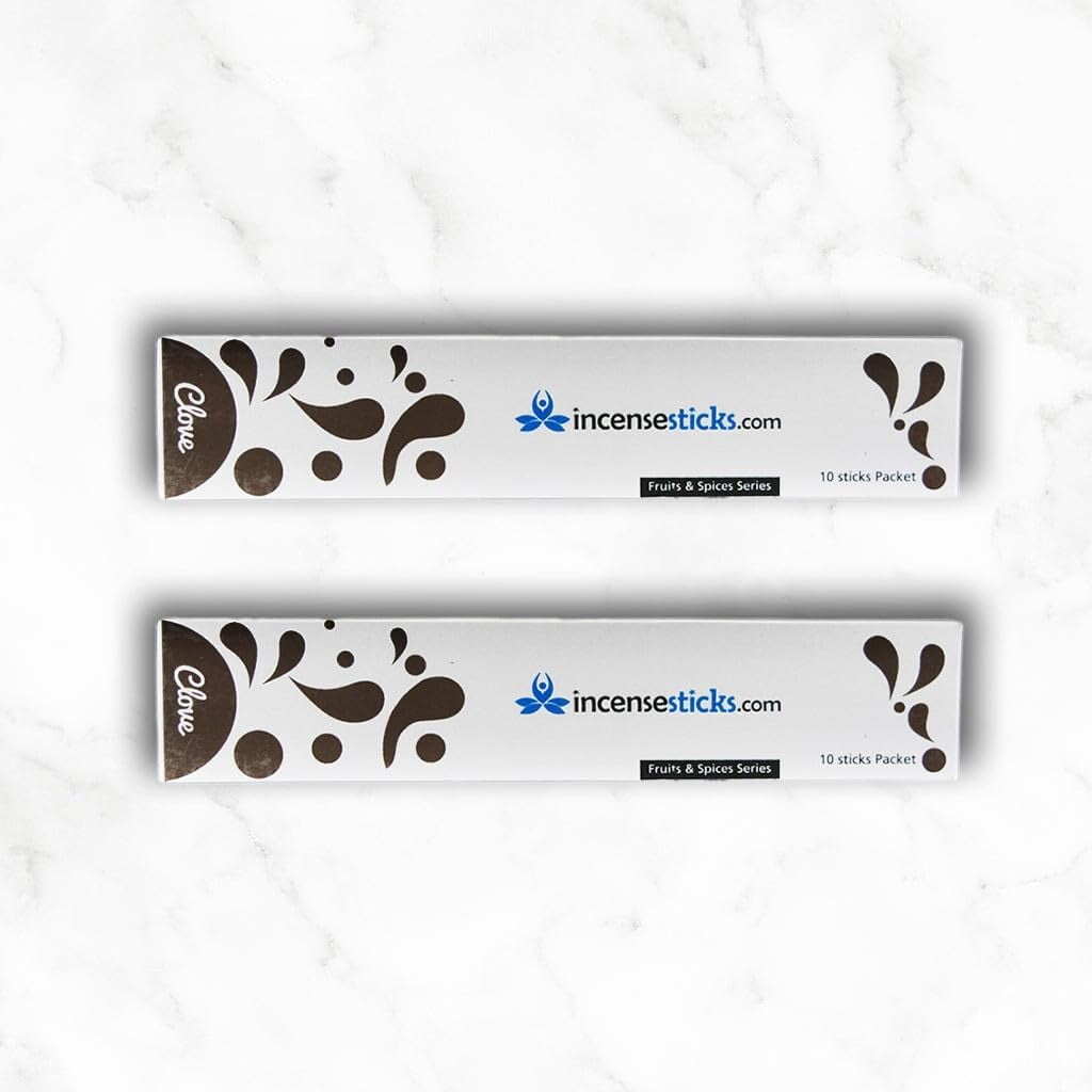 Clove Incense 8" inch 10 Sticks Pack: 2 Packs - Walmart.com