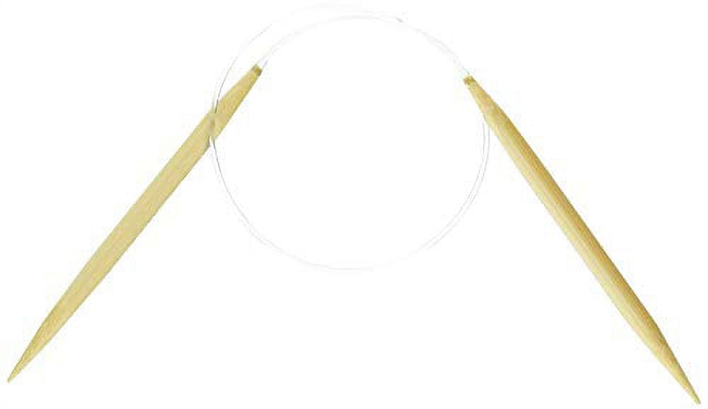 CLOVER Takumi Bamboo Circular Knitting Needles, 24-Inch, Size 10.5, 6 ...