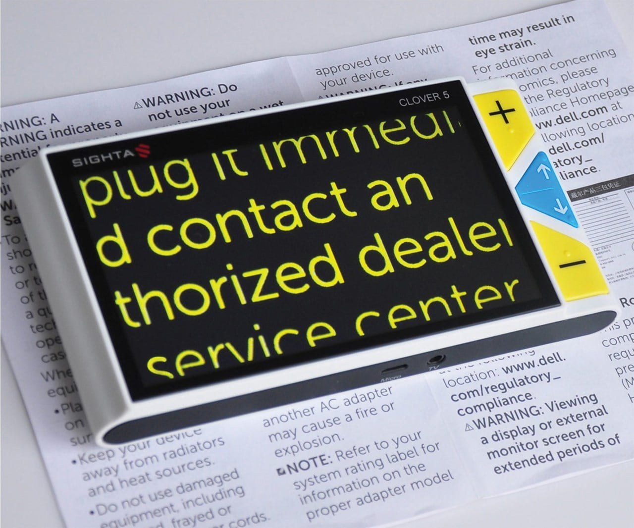 Clover 5 Handheld USB Video Magnifier with LCD Display - Walmart.com