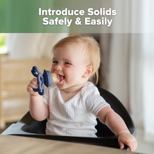 Clover Baby Fruit Feeder Teether & Mini Freezer Nibble Tray – BPA-Free ...