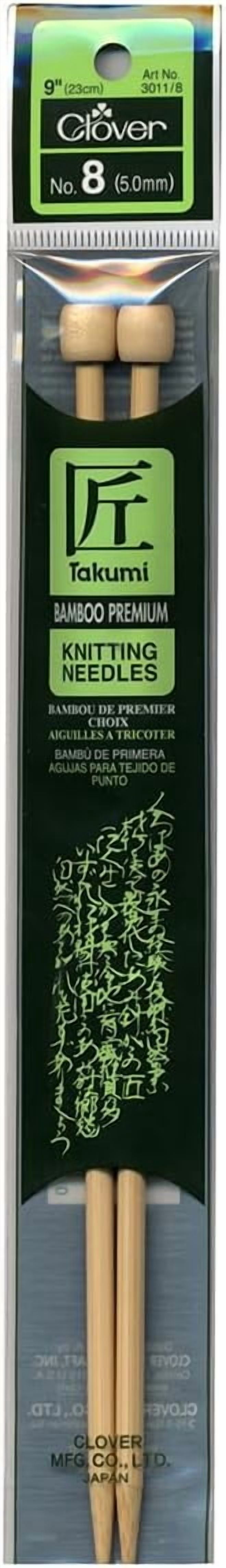 Clover Bamboo 9" Single Point Knitting Needles, 1 Each - Walmart.com