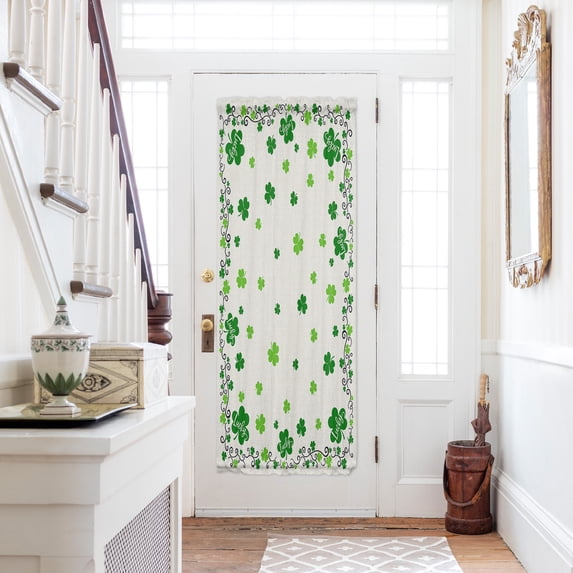 Clover, Door Curtains for Door Window, French Sidelight Front Back Door ...