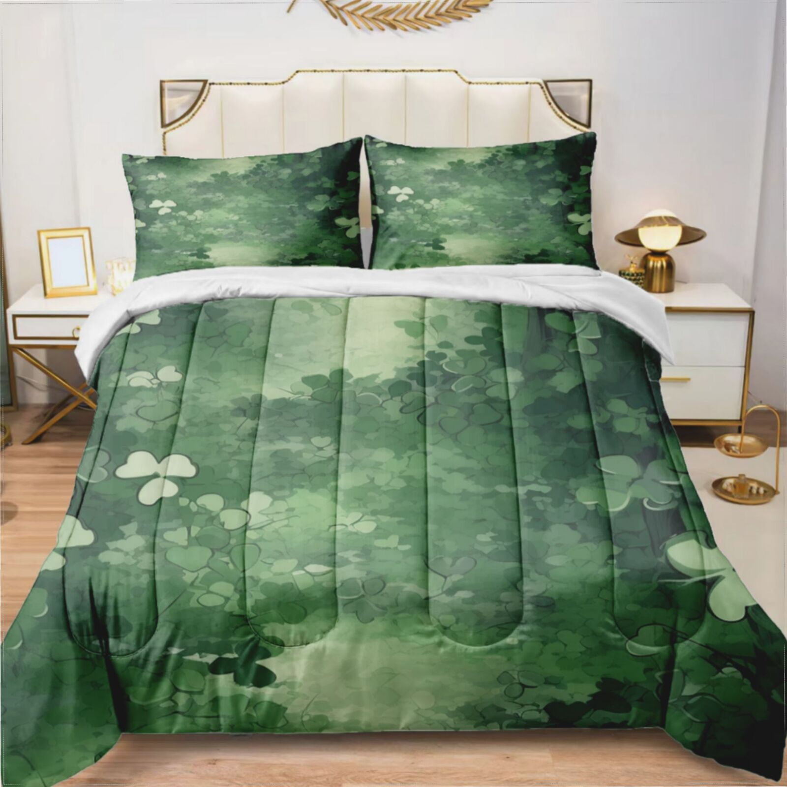 Clover In The Forest (2) Comforter Set Bedding Set Duvet Set Set 3pcs ...