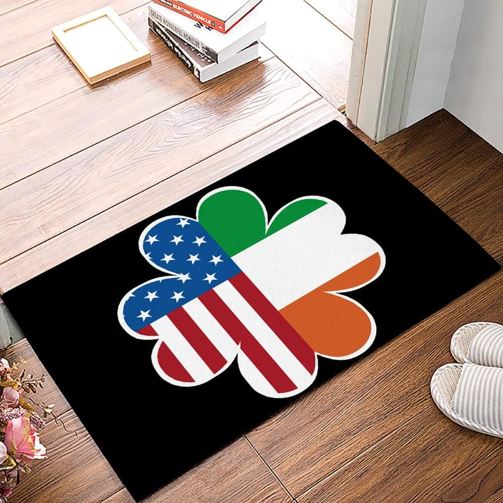 Clover Independence Day July 4th Indoor Doormat Non-Slip Front Door ...